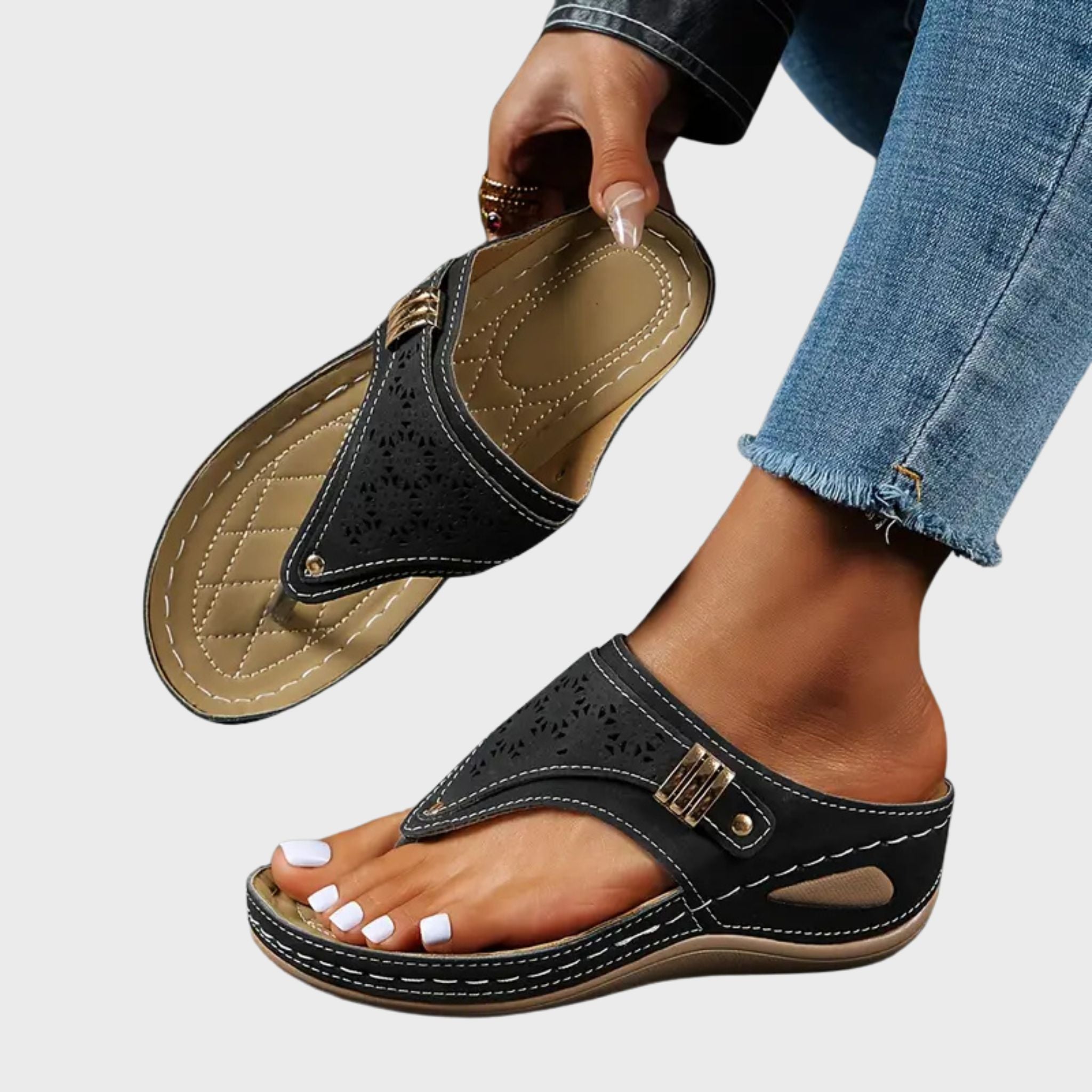 Isabella | Orthopedic Comfort Sandals – Clara's Footwear
